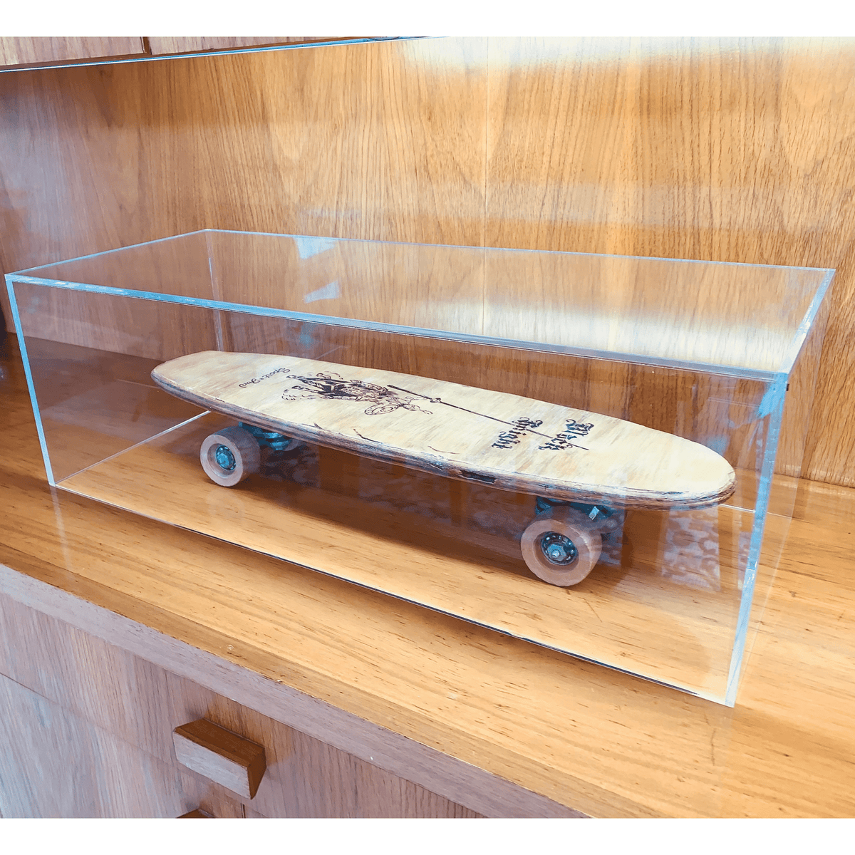 Black Knight Skateboard - Ceramic Sculpture